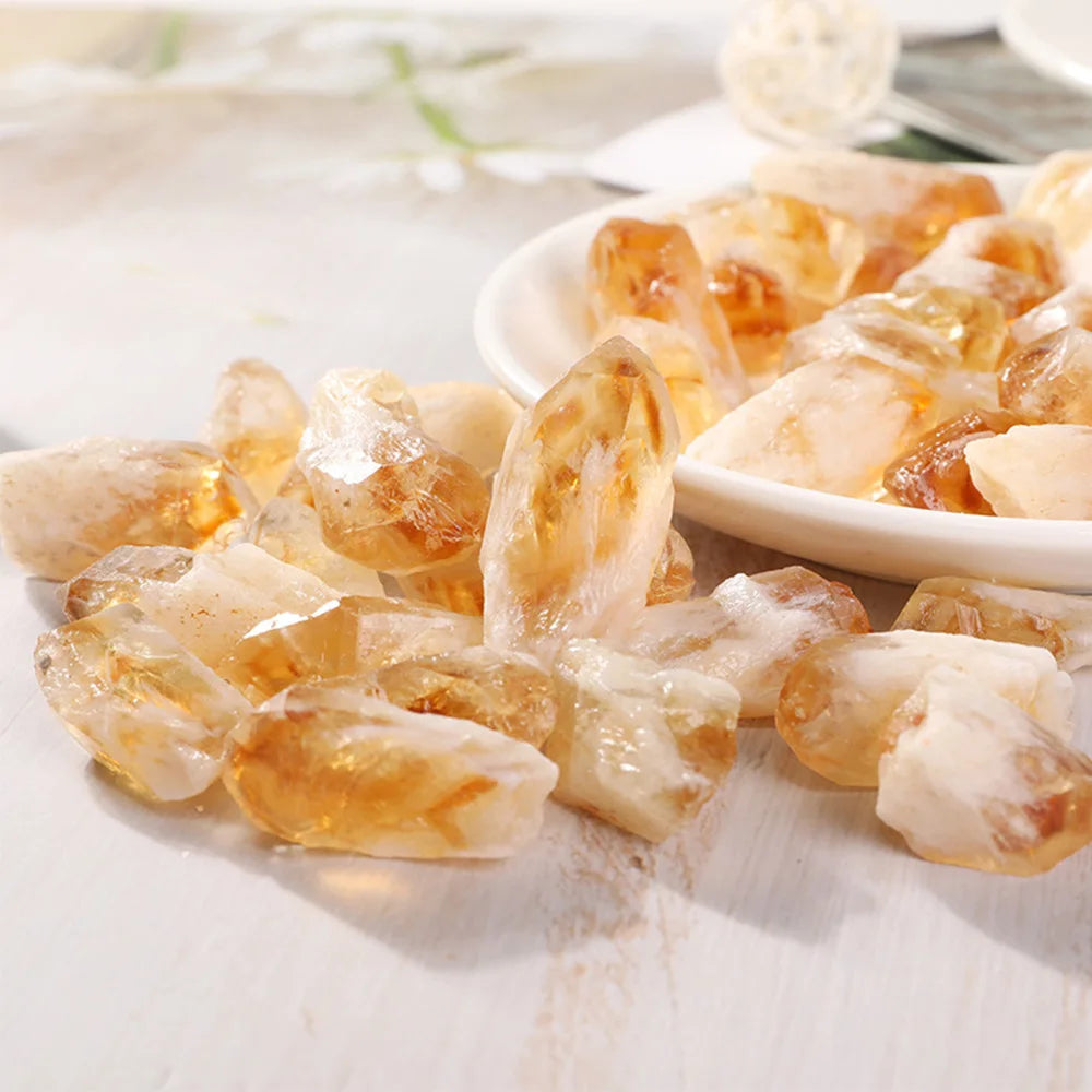 Rough Citrine Crystals The Salt And Fire Cavern